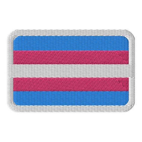 Transgender Trans Pride Flag Embroidered Patch Pegasus Pride