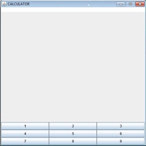Java About Layouts In Simple Calculator Stack Overflow
