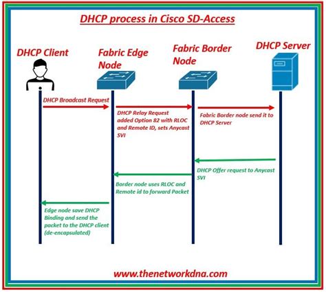 Dhcp Process Works In Cisco Sd Access The Network Dna