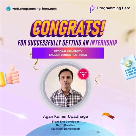 Ayan Upadhaya On Linkedin A T From My Institute Programming Hero 🇧🇩 ️