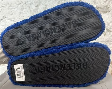 Balenciaga Furry Slides Real Vs Fake 8 Signs To Spot A Fake One