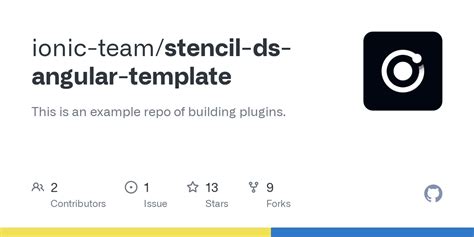 github ionic team stencil ds angular template this is an example