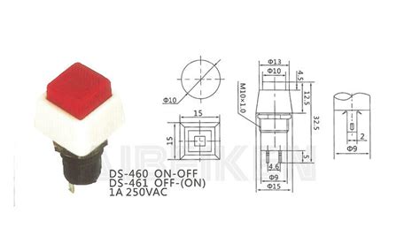 Ds Wholesale High Quality Mm On Off Latching Small Plastic Push Button Switch China Mm