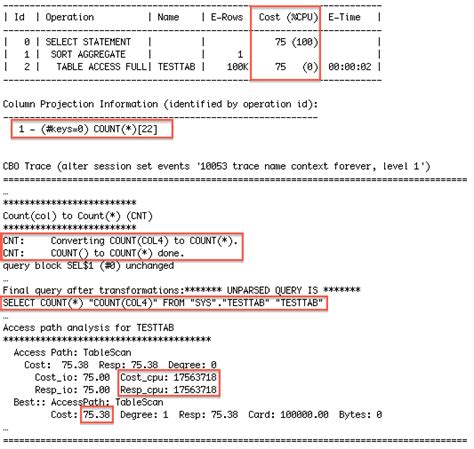 Oracle Db Optimizer Part Viii Looking Under Th Sap Community