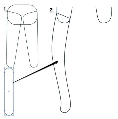 How To Draw A Doll Base Body For A Dress Up Game In Illustrator