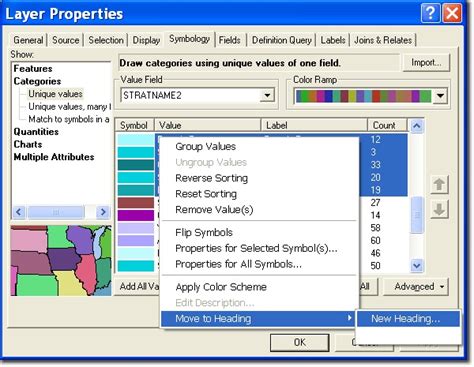 Organizing Layers With Too Many Unique Values