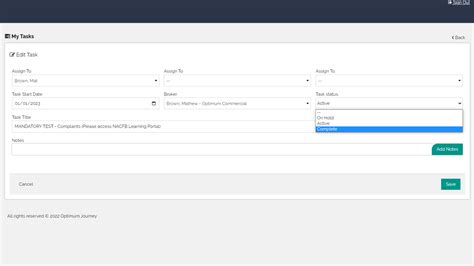 Compliance Cpd And Compliance Returns Guide Cpd Mandatory Assessments Guide Optimum Elite Hub