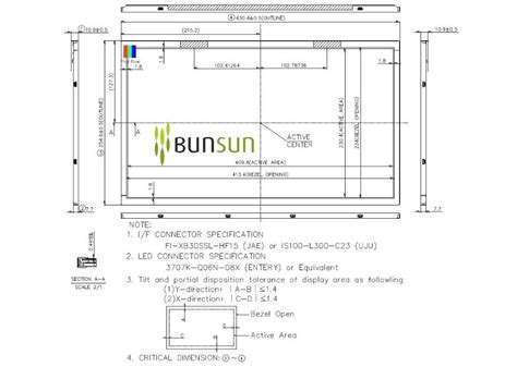 18 5 Inch IPS TFT Display Supplier In China BUNSUN Display
