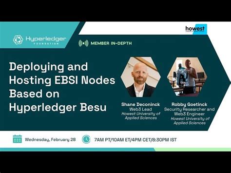 free video deploying and hosting ebsi nodes based on hyperledger besu