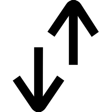Arrows Vertical Vector SVG Icon SVG Repo