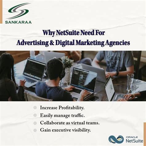 How Netsuite Helps Advertising And Digital Marketing Sankaraa Tech Posted On The Topic Linkedin