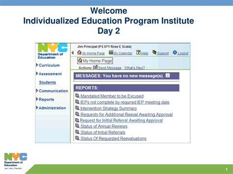 Ppt Welcome Individualized Education Program Institute Day 2