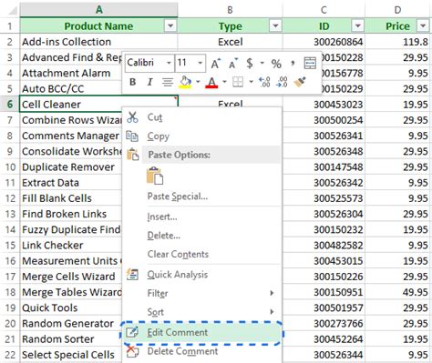 How To Add Comments In Excel Show Hide Comments Insert Pictures Ablebits Com