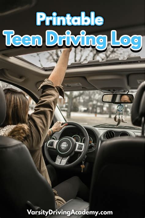 Road Ready Driving Log Printable