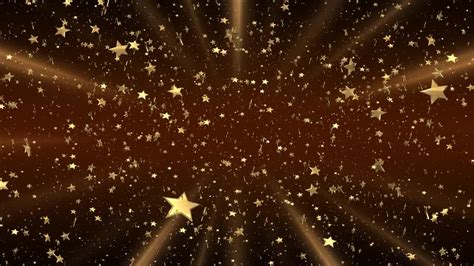 Gold Stars Background Loop 01 Stock Motion Graphics Motion Array