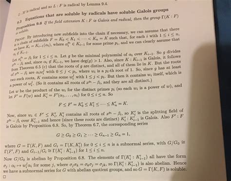 Abstract Algebra Radical And Galois Field Extension Has Degree 2n