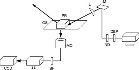 Schematic Diagram Of A Prism Type Tir Setup On An Inverted Microscope Download Scientific