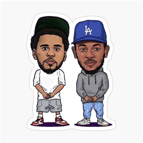 J Cole Kendrick Lamar Cartoon