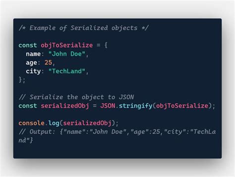 Javascript Serialization Json Webdevelopment Techtalk Programming