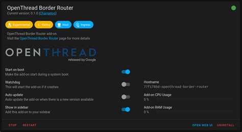 Thread Wireless Protocol Configuration Home Assistant Community