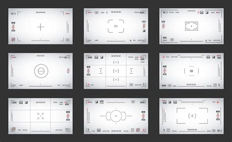 카메라 뷰파인더 비디오 또는 사진 프레임 레코더 플랫 스타일 디자인 벡터 일러스트레이션 가정용 캠코더에 대한 스톡 벡터 아트 및 기타 이미지 가정용 캠코더 카메라