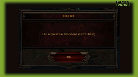 Diablo 3 Error Code 3006 Fix It Quickly