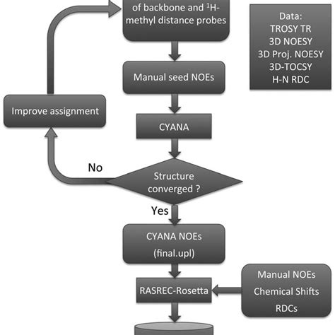 Flow Chart Illustrating The New NMR Structure Determination Protocol Download Scientific