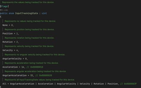 How To Interpret Unityengineinputsystemxrxrhmdtrackingstate