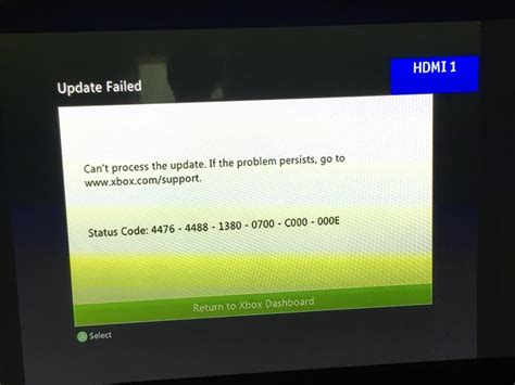 Help Wont Let Me Install The Update Xbox360