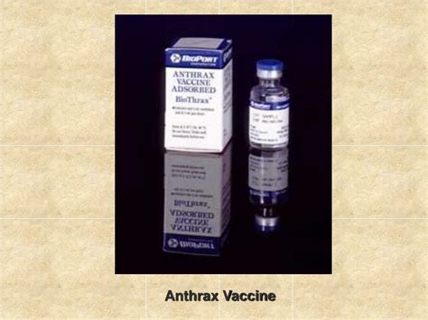 Ppt Presentation Highlights Anthrax Vaccine Powerpoint Presentation