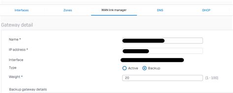 Sg210 Sfos 20 0 0 What Does Weight Signify With Backup Gateway Discussions Sophos