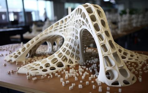 Premium Ai Image 3d Printing In Civil Engineering Project Generative Ai