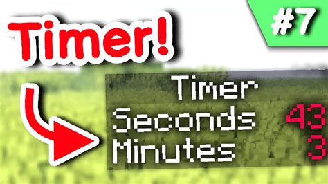 Minecraft Command Tutorial Ep 7 Timer But Better Youtube
