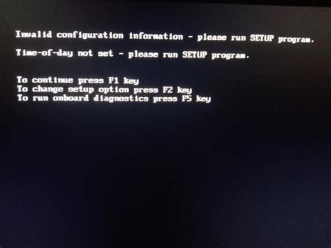 Invalid Configuration Information Please Run Setup Program Need Help Rcomputers