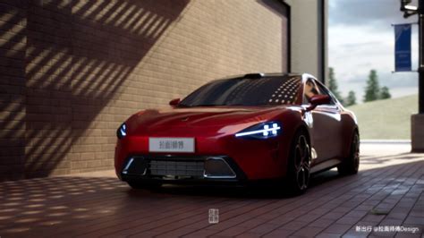 Unofficial Renderings Of An Electric Xiaomi Car Appeared On The Internet This Would Be A