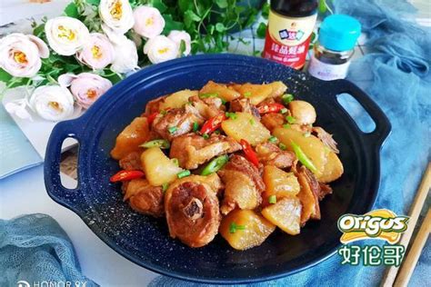 白萝卜炖鸭肉的做法 菜谱 香哈网