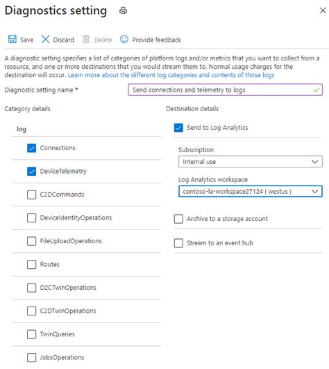 How To Monitor Metrics For Iot Hub Built In Event Hub Eg Outgoing