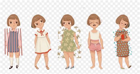 卡通小女孩png图片素材下载图片编号qemrkoko 免抠素材网