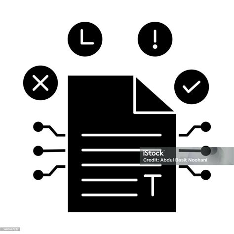 Contextual Recommendation Icon Smart Content Suggestions Vector Icon Editable Stock Illustration