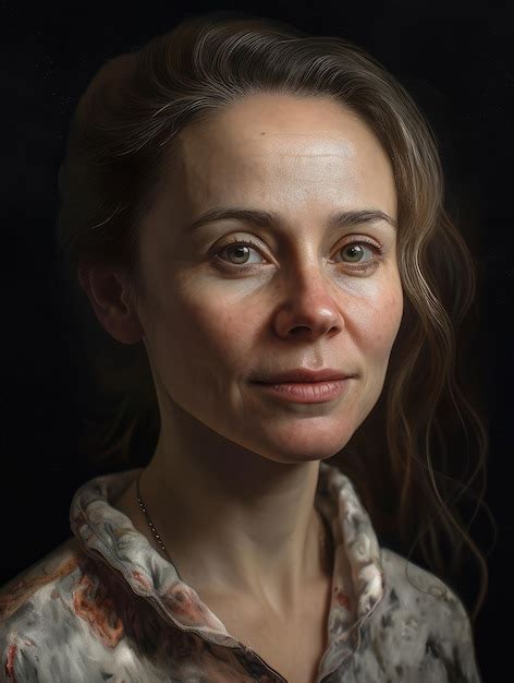 Ia Generativa De Retratos De Mulheres Realistas Foto Premium