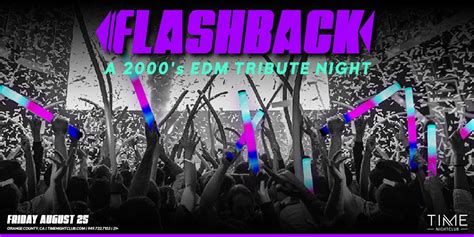 Flashback Concerts Near Me Live Music Edm Concert 2023 Aug 25 Time Oc