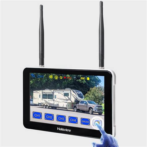 BT7 Touch 1080P Wireless Backup Camera System With Touch Screen