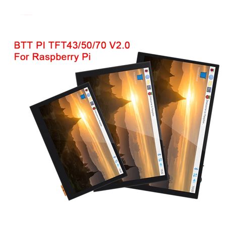 Bigtreetech Btt Pitft50 Tft43 Tft70 V2 0 Touch Screen Dsi Display Octoprint Raspberry Pi 3 3b