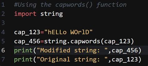 How To Capitalize First Letter In Python
