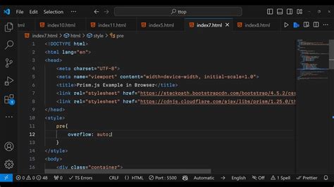 Javascript Prismjs Syntax Highlighter Example To Highlight Source Code
