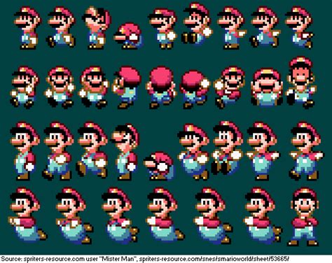Super Mario World Luigi Sprites Smw Luigismw Toadette Boll Deluxe