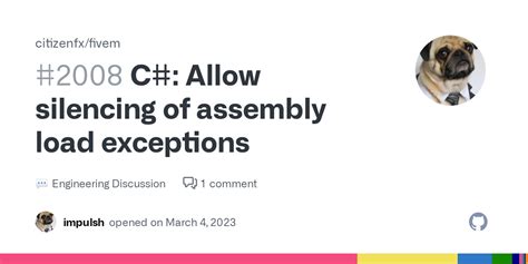 C Allow Silencing Of Assembly Load Exceptions · Citizenfx Fivem