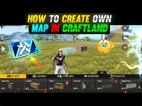 Craftland Mode Tip In Free Fire Max How To Create A Custom Map Free