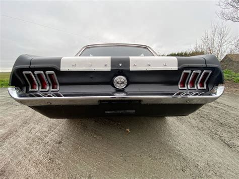 1968 Ford Mustang Auto V8 Black With Shelby Stripes Project Oakwood