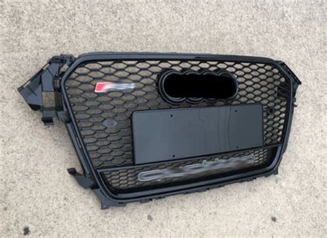Black Grille Rs4 Honeycomb Grill Fit For Audi B8 5 A4 S4 2013 2016 Mesh Ebay